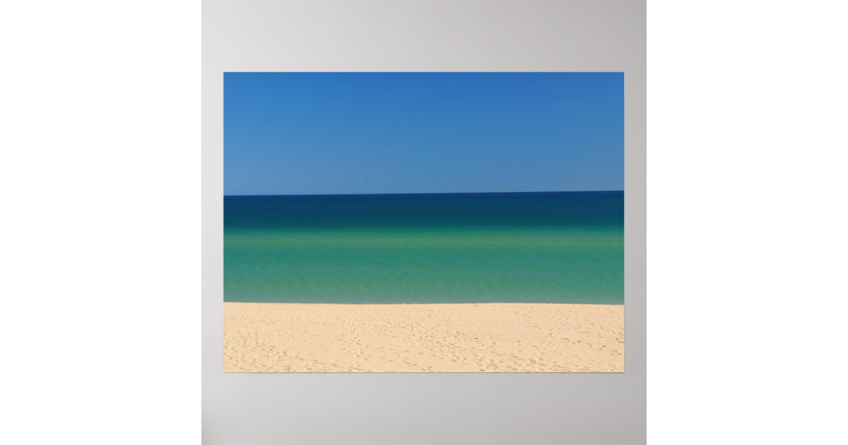 The Real Portugal- Beach, Blue, Water Poster | Zazzle