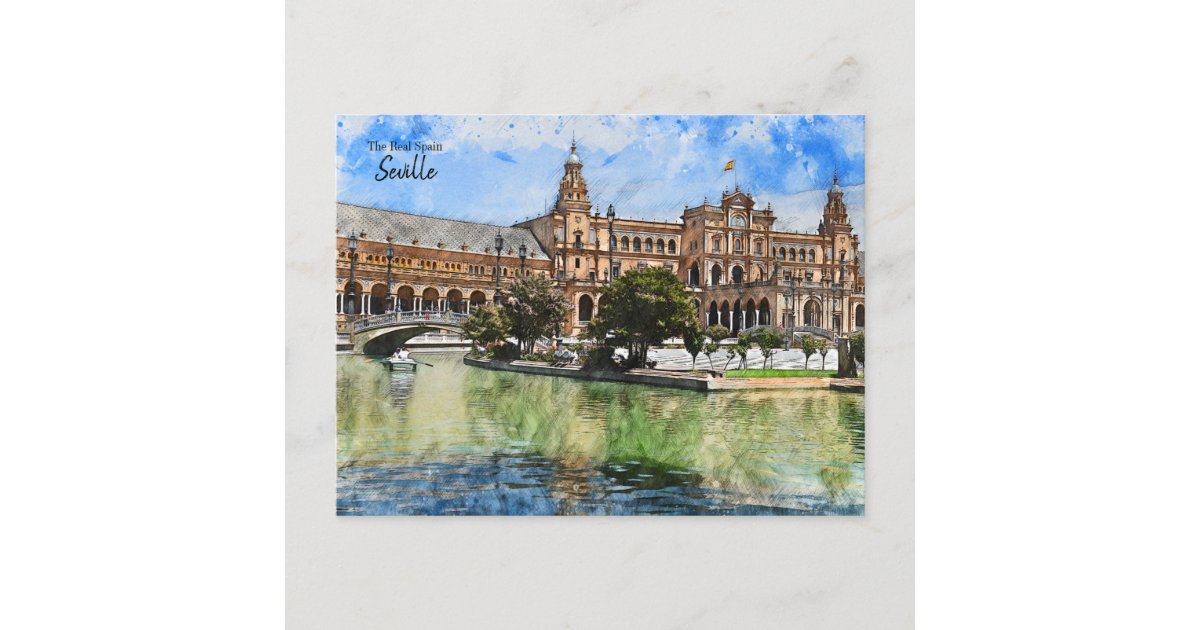 The Real Spain- Seville Postcard | Zazzle