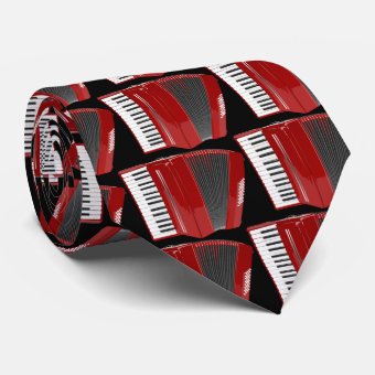The red accordion neck tie | Zazzle