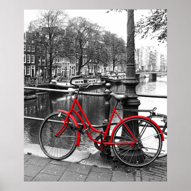 The Red Bike 1 Poster | Zazzle