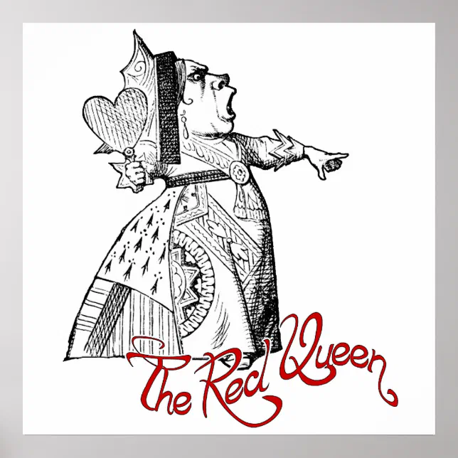 The Red Queen Poster | Zazzle