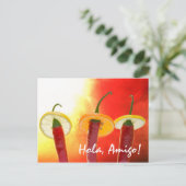The Red, The Hot, The Chili Postcard | Zazzle