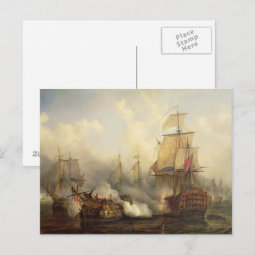 The Redoutable at Trafalgar, 21st October 1805 Postcard | Zazzle
