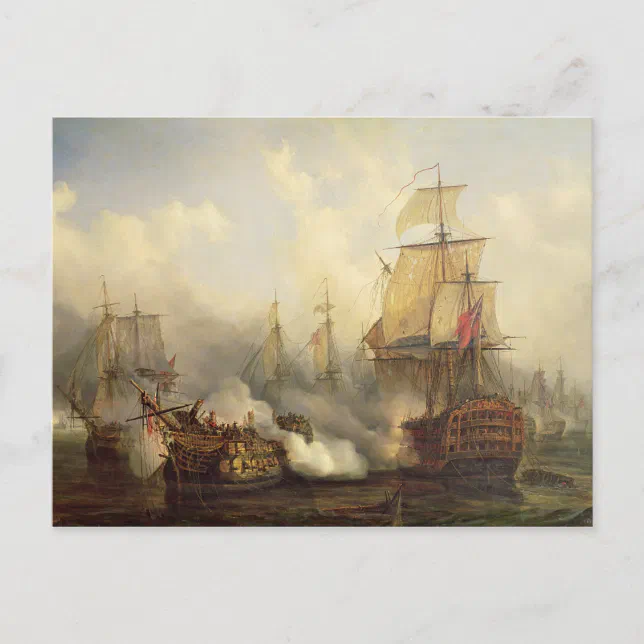 The Redoutable at Trafalgar, 21st October 1805 Postcard | Zazzle