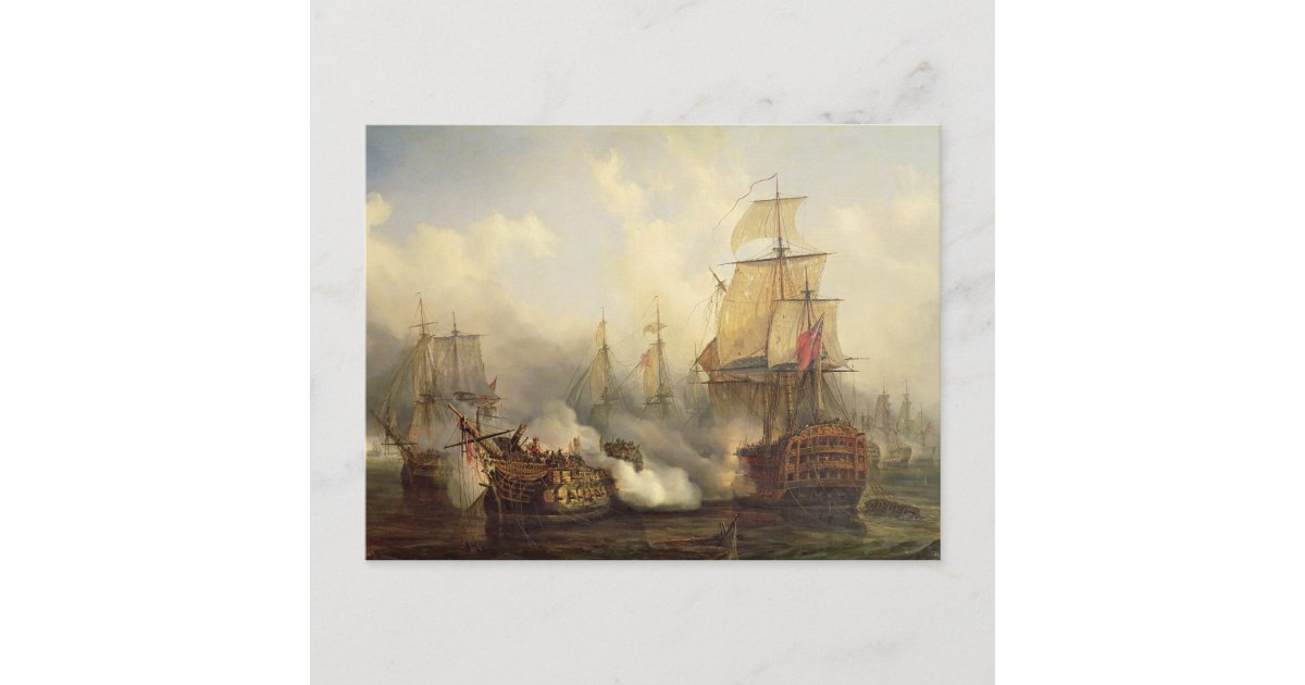 The Redoutable at Trafalgar, 21st October 1805 Postcard | Zazzle