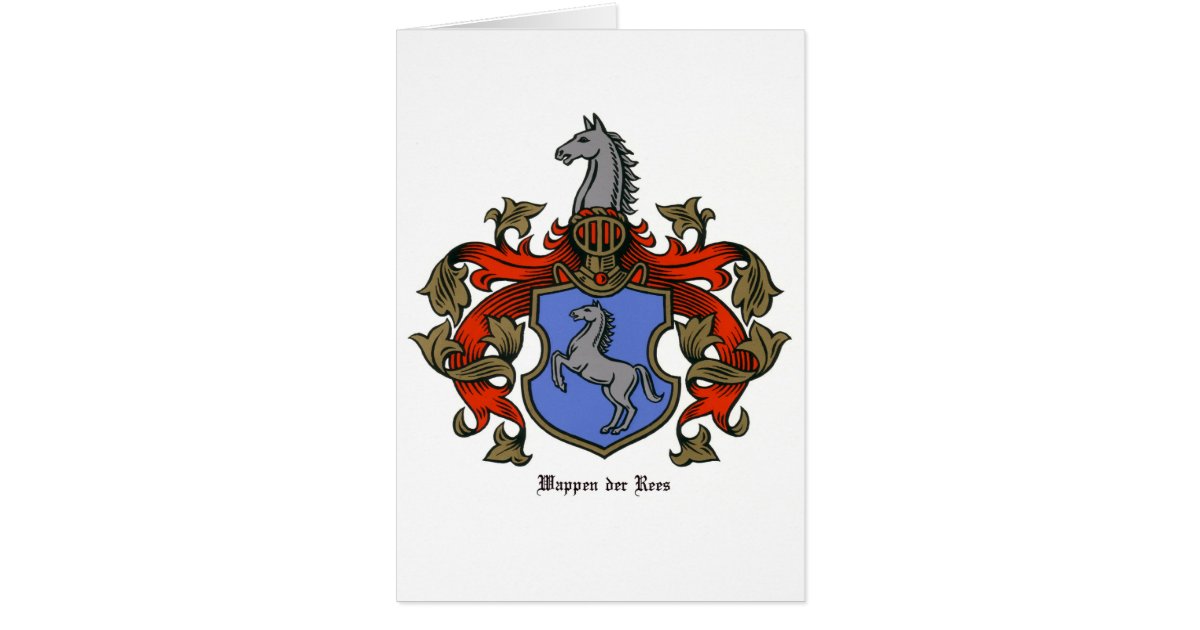 The Rees Coat of Arms | Zazzle