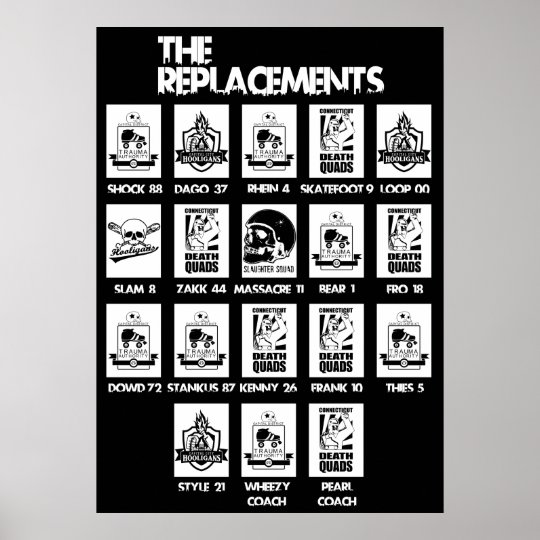 "The Replacements" MVC III Lineup Poster | Zazzle.com