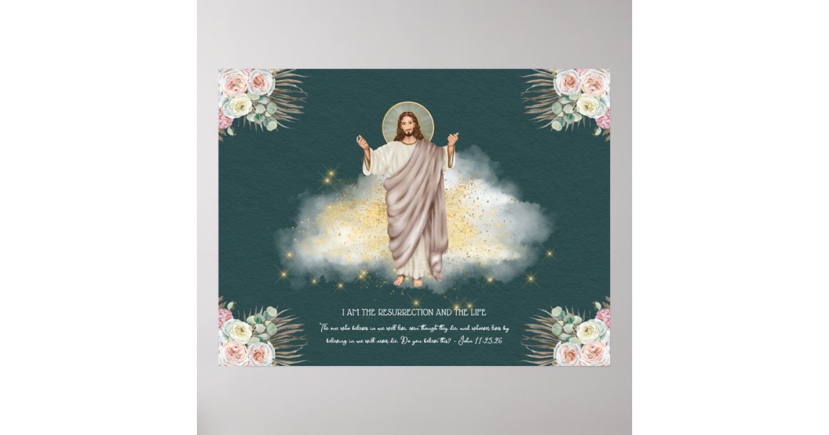 The Resurrection of Jesus Christ - Easter Poster | Zazzle