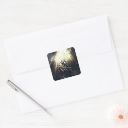 The Resurrection of Jesus Christ Square Sticker | Zazzle