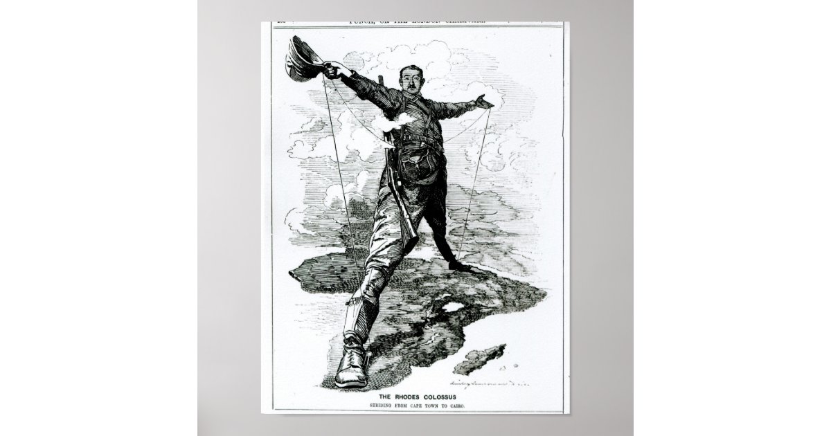The Rhodes Colossus from Punch Poster | Zazzle