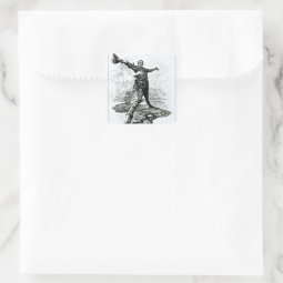 The Rhodes Colossus from Punch Square Sticker | Zazzle