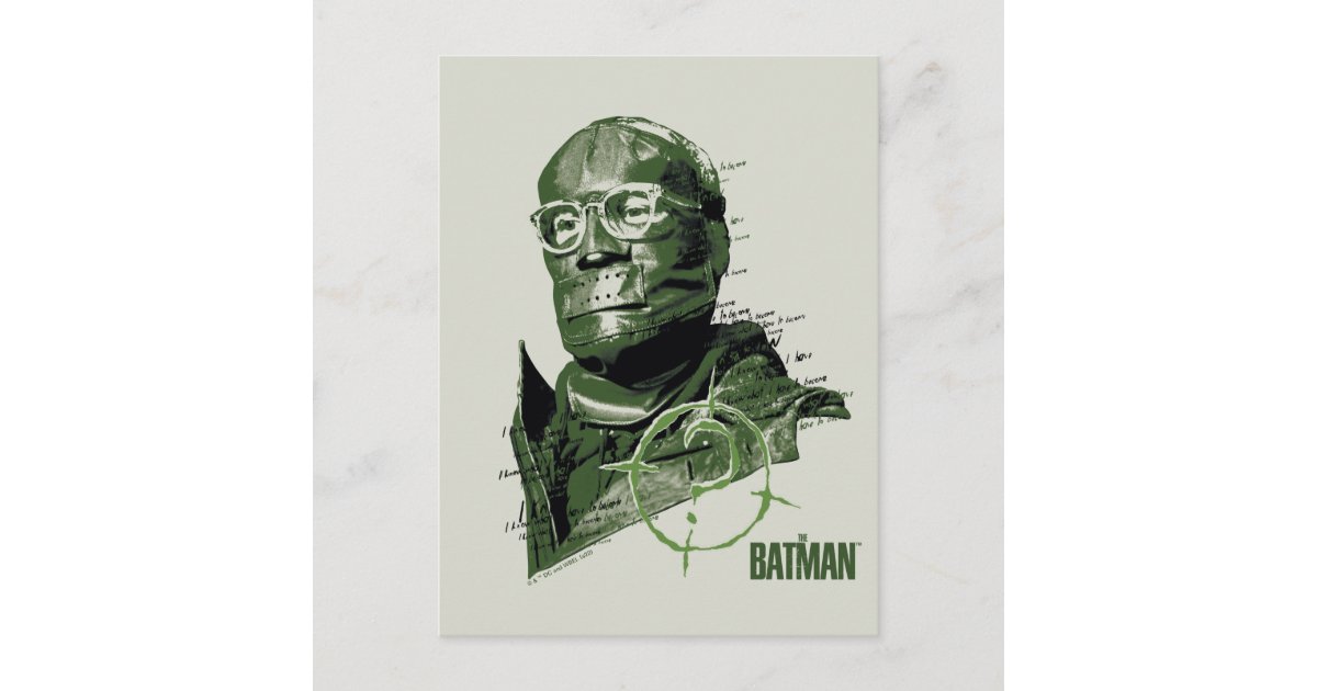 The Riddler Character Graphic Postcard | Zazzle