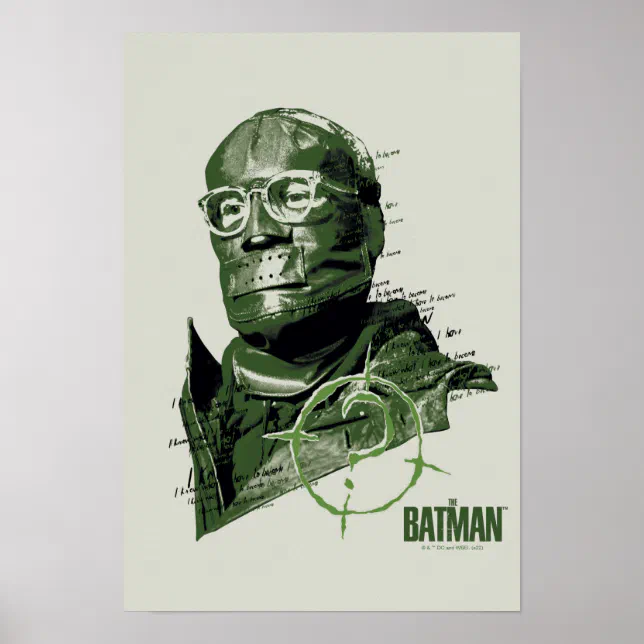 The Riddler Character Graphic Poster | Zazzle