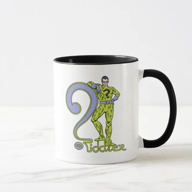 The Riddler & Logo Green Mug | Zazzle