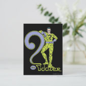 The Riddler & Logo Green Postcard | Zazzle