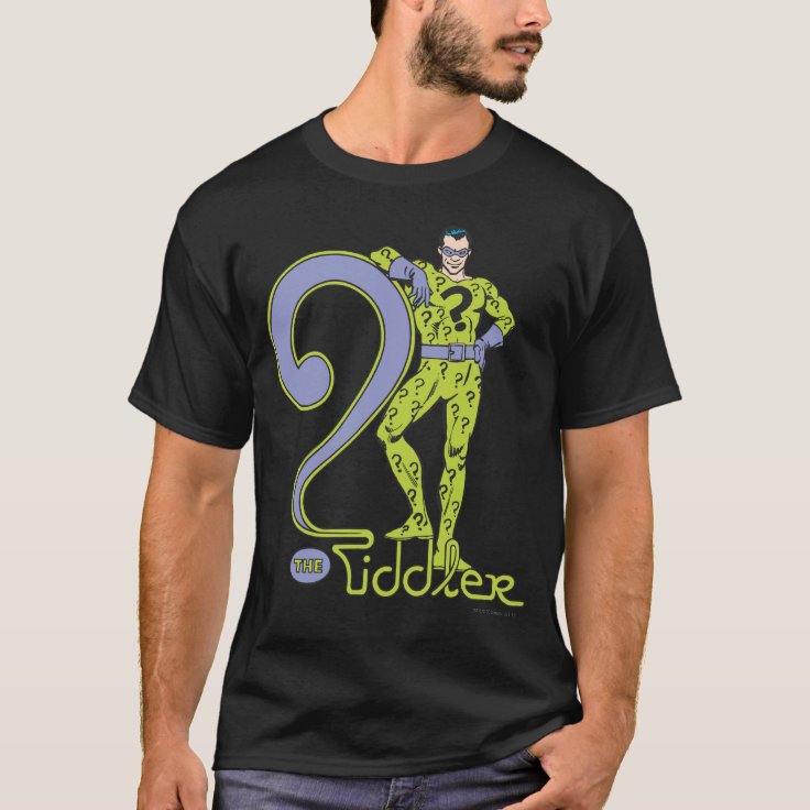 The Riddler & Logo Green T-Shirt | Zazzle