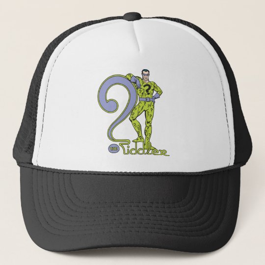 The Riddler & Logo Green Trucker Hat | Zazzle.com