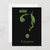 The Riddler "To The Batman" Question Mark Postcard | Zazzle