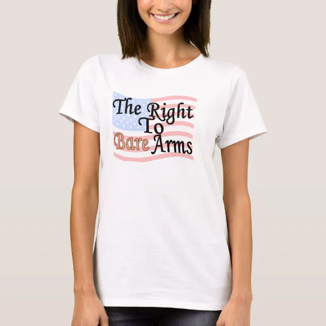 THE RIGHT TO BARE ARMS Attitude Tank Top | Zazzle
