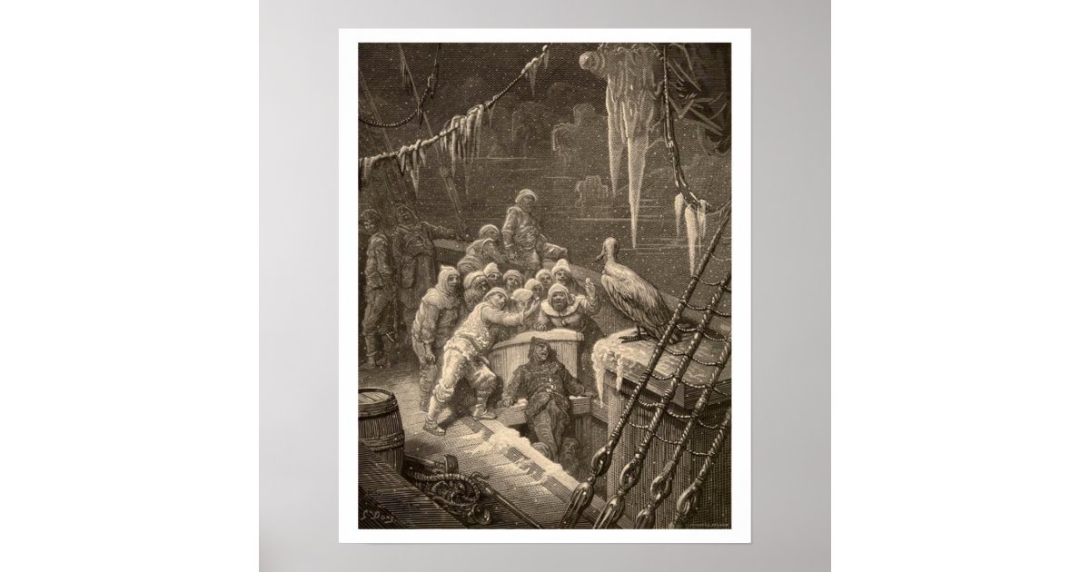The Rime of the Ancient Mariner poster 16"x20" | Zazzle