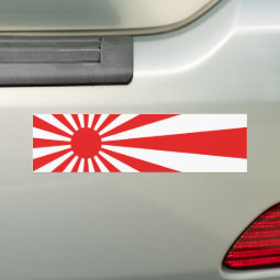The Rising Sun Flag Bumper Sticker | Zazzle