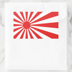 The Rising Sun Flag Rectangular Sticker | Zazzle