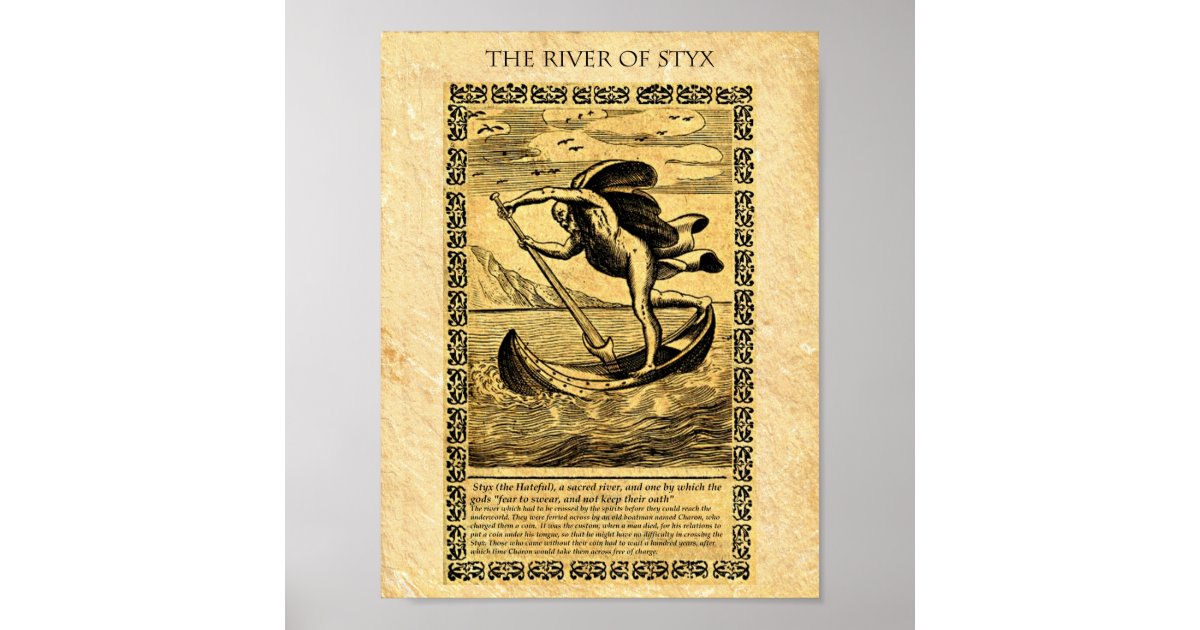 THE RIVER of STYX Poster | Zazzle