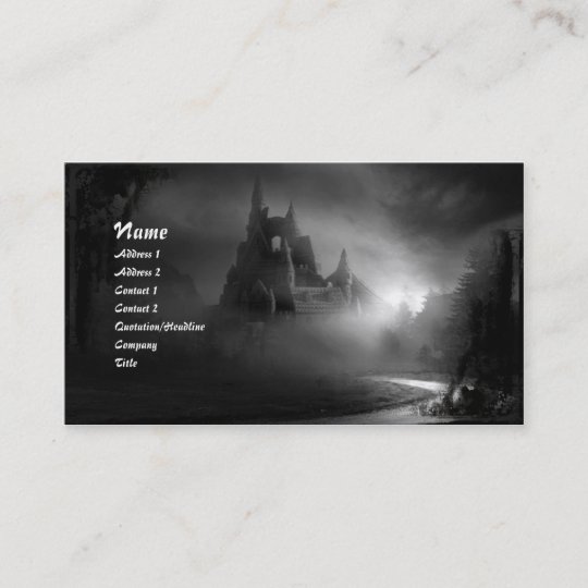 The Road Home Gothic Business Card | Zazzle.com