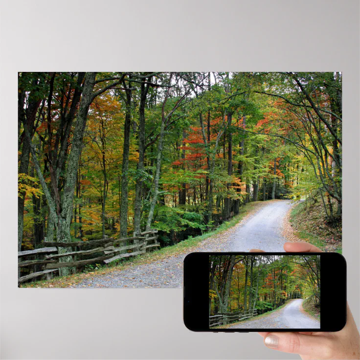 The Road Less Traveled Poster | Zazzle