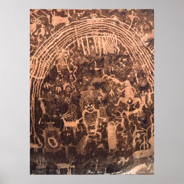 The Rochester Panel Pictograph Utah Poster | Zazzle