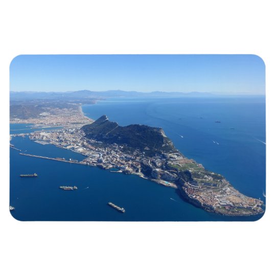 The Rock of Gibraltar fridge magnet | Zazzle.com