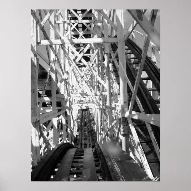 The Roller Coaster Poster | Zazzle