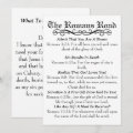 The Romans Road Sinner's Prayer Card | Zazzle