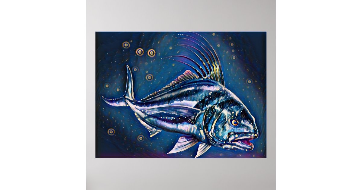 The Roosterfish, Baja California Poster | Zazzle