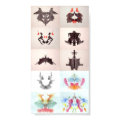 The Rorschach Test Ink Blots All 10 Plates 1-10 Poster | Zazzle