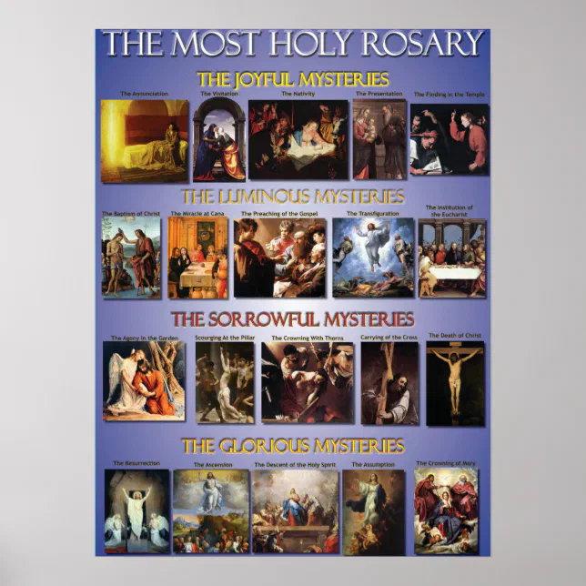 The Rosary Poster | Zazzle