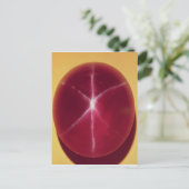 The 'Rosser Reeves' Star Ruby Postcard | Zazzle