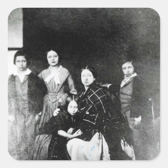 The Royal Family Square Sticker | Zazzle