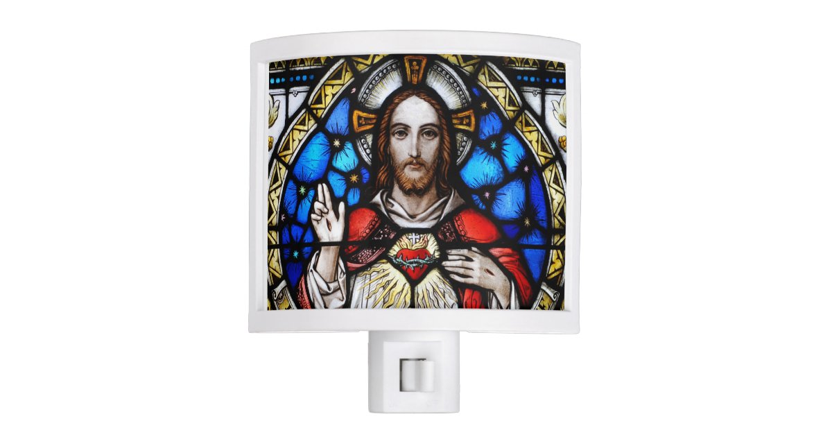 The Sacred Heart Night Light | Zazzle