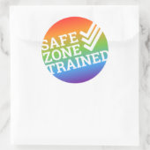 The Safe Zone Project "Trained" Sticker | Zazzle