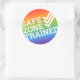 The Safe Zone Project "Trained" Sticker | Zazzle