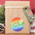 The Safe Zone Project "Trained" Sticker | Zazzle