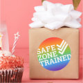 The Safe Zone Project "Trained" Sticker | Zazzle