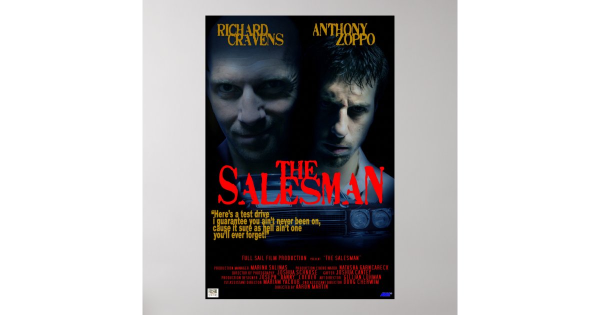 The Salesman Poster | Zazzle