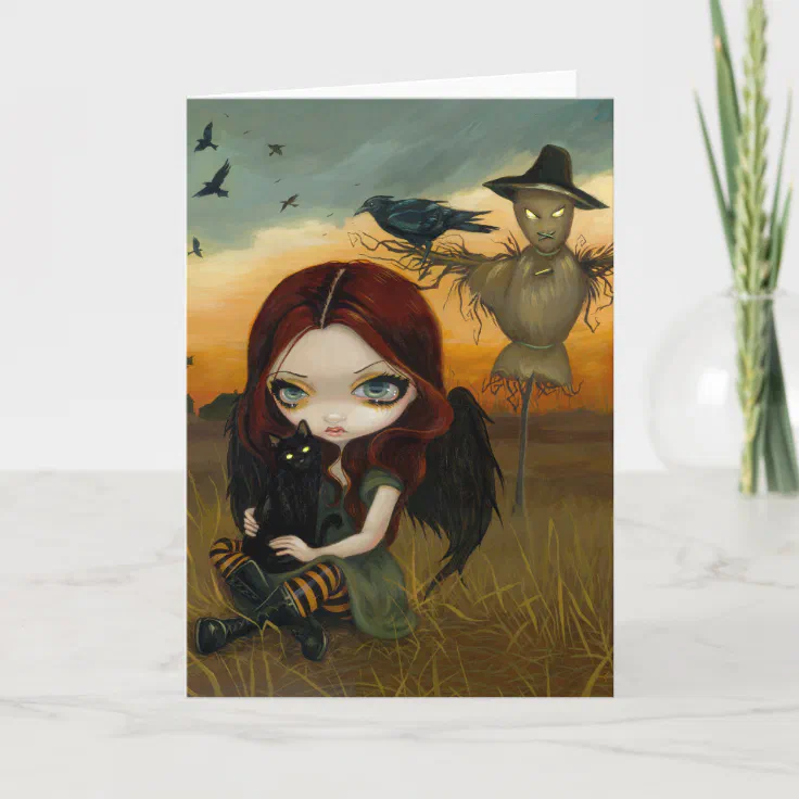 "The Scarecrow" Greeting Card | Zazzle