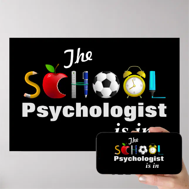 The School Psychologist Is In Poster | Zazzle