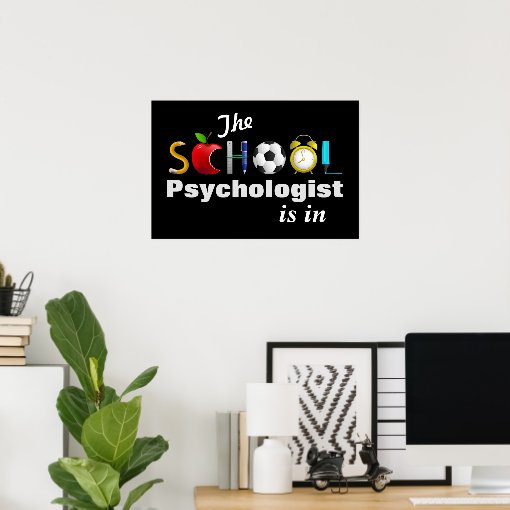 The School Psychologist Is In Poster | Zazzle