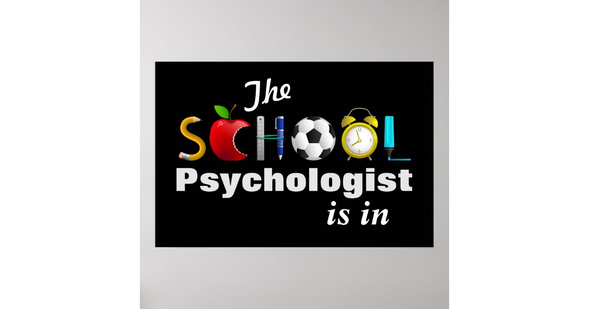 The School Psychologist Is In Poster | Zazzle