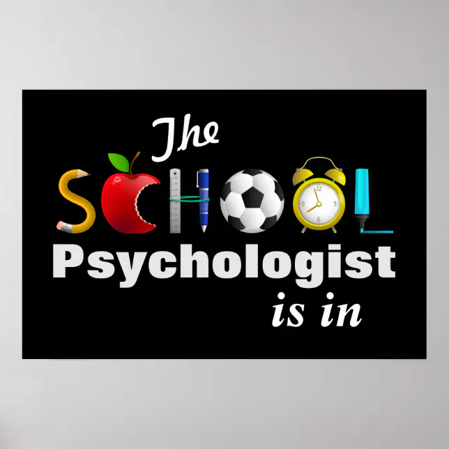 The School Psychologist Is In Poster | Zazzle