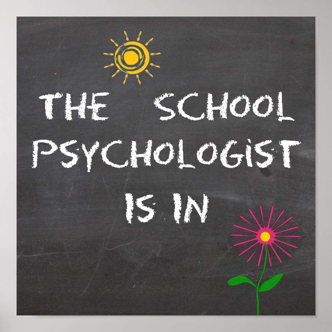The School Psychologist Is In Poster | Zazzle
